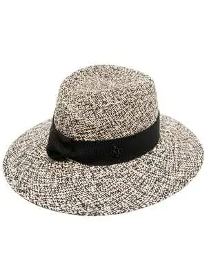 MAISON MICHEL Virginie Wide-brim Hat - Neutrals