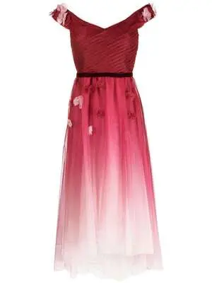 Marchesa Notte Bridesmaids V Neck Evening Dresses