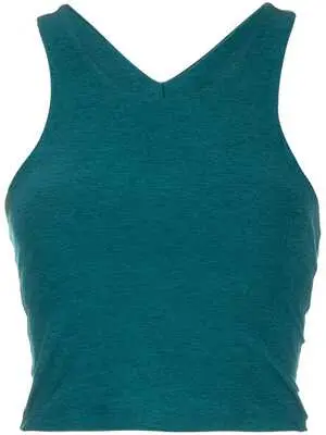Beyond Yoga Focus Cropped Tank Top - Green