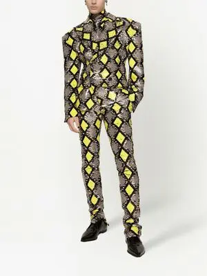 Dolce & Gabbana Sequin-embellished Double-breasted Blazer