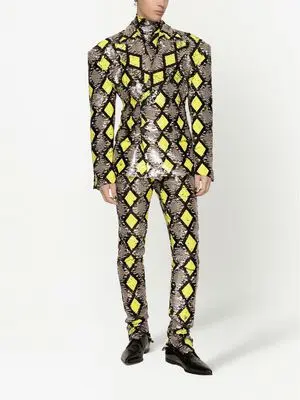 Dolce & Gabbana Sequin-embellished Double-breasted Blazer