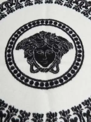 Versace Barocco-print Knitted Blanket