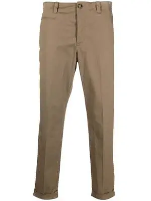 PT TORINO Tapered-leg Cropped Trousers