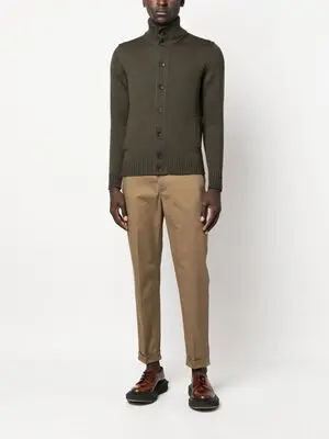 PT TORINO Tapered-leg Cropped Trousers