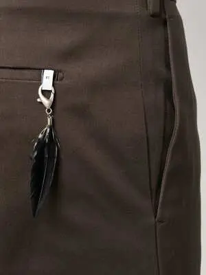 PT TORINO Cropped Tailored Trousers - Brown
