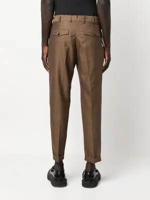 PT TORINO Cropped Tailored Trousers