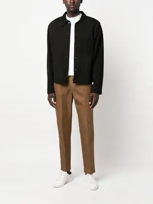 PT TORINO Mid-rise Tapered-leg Trousers