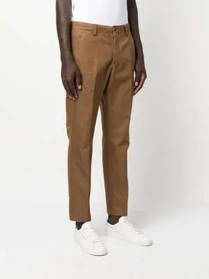 PT TORINO Mid-rise Tapered-leg Trousers