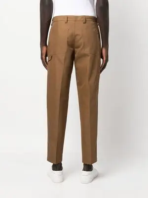 PT TORINO Mid-rise Tapered-leg Trousers