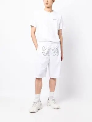 Off-White Diagonal Mesh Shorts