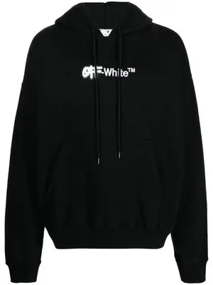 Off-white Embroidered Sweatshirts Hoodies For Men