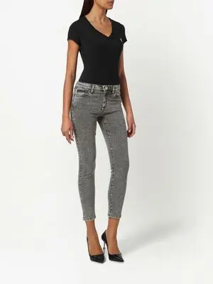 Philipp Plein Cropped Skinny-cut Jeans