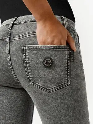 Philipp Plein Cropped Skinny-cut Jeans