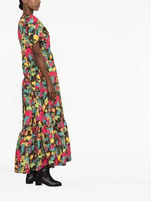 La DoubleJ Belle Maxi Dress With Floral Print