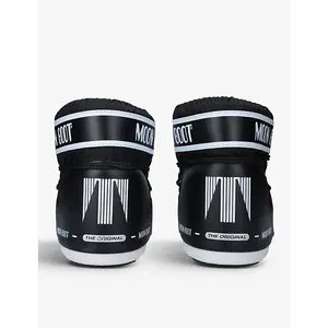 Moon Boot Icon Low Lace-up Nylon Snow Boots - Black