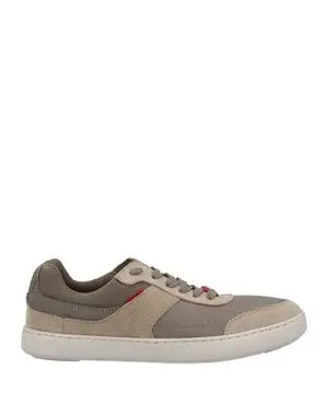 Fitflop Leather And Textile Sneakers - Beige