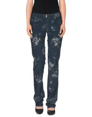 JACOB COHЁN Floral-print Straight-leg Trousers - Blue