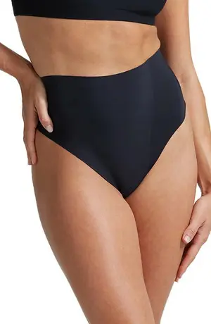 Commando Zone Smoothing High Waist Thong Black