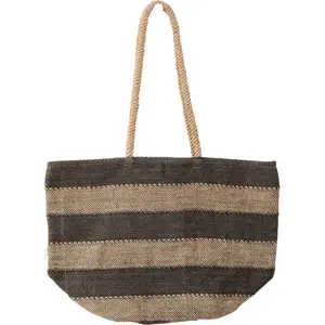 WILL & ATLAS Khari Market Shopper Jute Tote - Gray