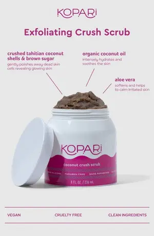 KOPARI BEAUTY Coconut Crush Exfoliating Body Scrub