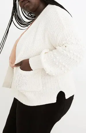 Madewell Bobble Cardigan Sweater