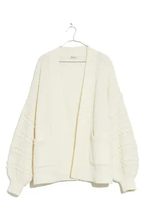 Madewell Bobble Cardigan Sweater