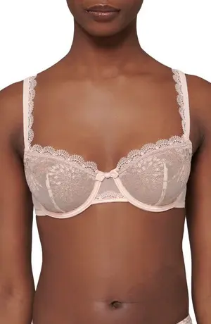 Simone Perele Singuliere Underwire Demi Bra Petal Powder