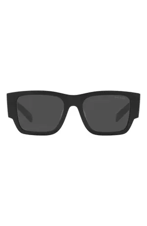 Prada 54mm Square Sunglasses - Black