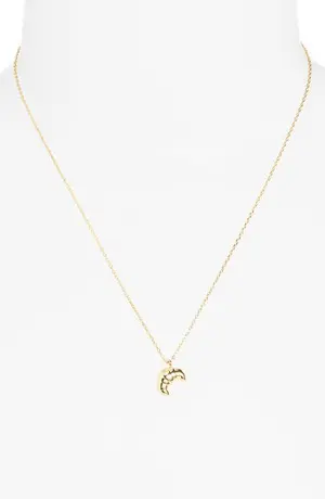 Estée Lauder Croissant Charm Chain Necklace