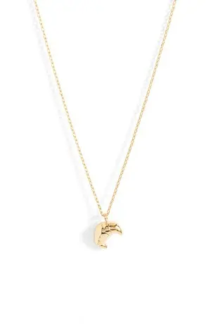 Estée Lauder Croissant Charm Chain Necklace