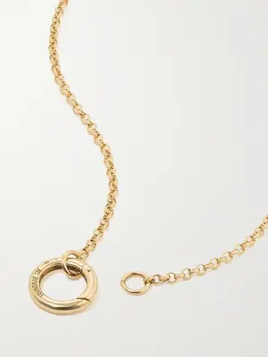FOUNDRAE Small Open Belcher 18-karat Necklace - Gold