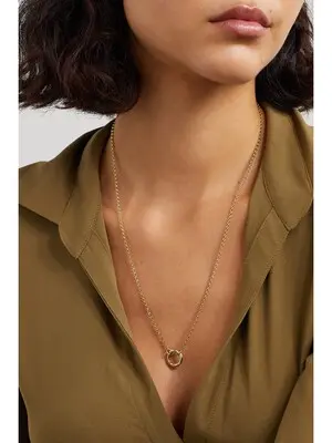 FOUNDRAE Small Open Belcher 18-karat Necklace