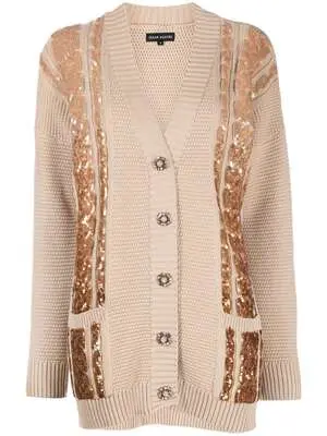 Izaak Azanei Frill Cardigans For Women