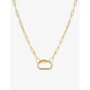 LA MAISON COUTURE Amadeus Daphne Paperclip Necklace - Gold