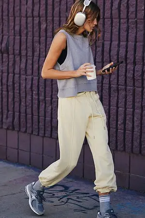 Free People FP Movement Sprint To The Finish Pants Ginger Tea
