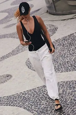 Free People FP Movement Sprint To The Finish Pants Ivory
