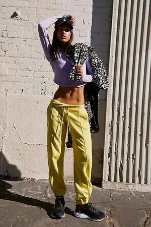 Free People FP Movement Sprint To The Finish Pants Margarita