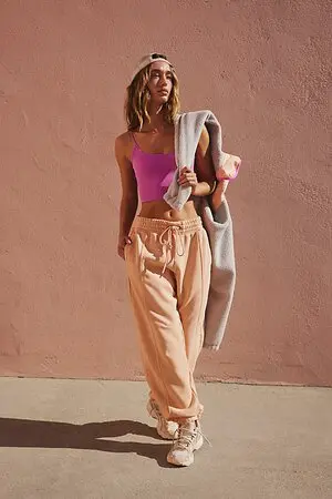 Free People FP Movement Sprint To The Finish Pants Orange