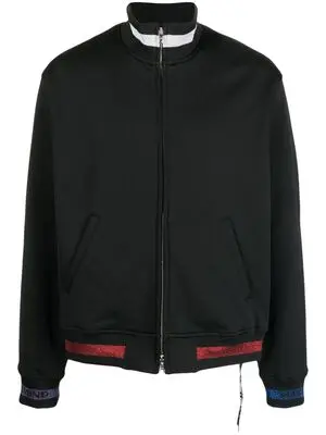 MASTERMIND WORLD Glitter-logo Bomber Jacket - Black