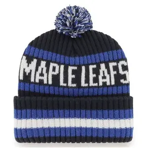'47 Toronto Maple Leafs Bering Cuffed Knit Hat With Pom - Navy