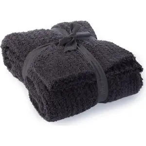 Barefoot Dreams Cozychic™ Rib Throw Blanket Carbon