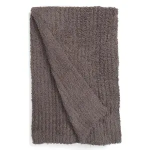 Barefoot Dreams Cozychic™ Rib Throw Blanket Charcoal