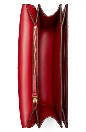 Tory Burch Eleanor Croc-embossed Convertible Shoulder Bag