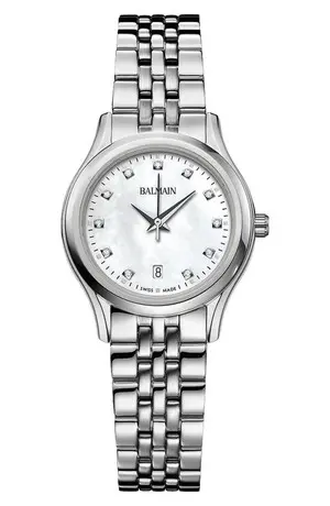 BALMAIN WATCHES Balmain Diamond Mother-of-pearl Bracelet Watch - Silver