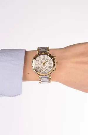 BALMAIN WATCHES Chronograph Two-tone Bracelet Watch