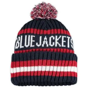 '47 Columbus Blue Jackets Bering Cuffed Knit Hat With Pom - Navy