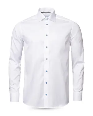 Eton Slim Fit Twill Dress Shirt