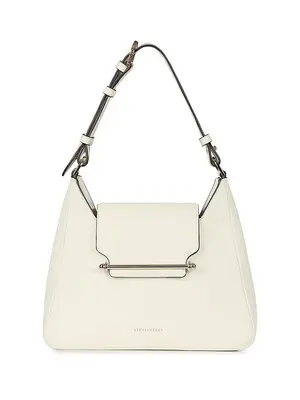 Strathberry Women's Multrees Leather Hobo Bag - Vanilla - Vanilla