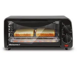 ELITE Gourmet 2-slice Toaster Oven With Timer - One-color
