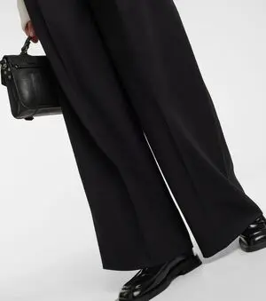 Proenza Schouler High-rise Wide-leg Wool-blend Pants
